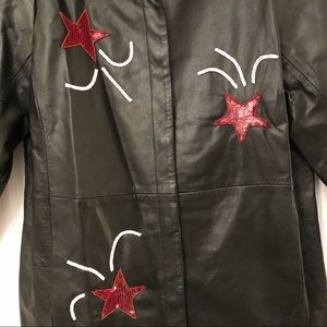 Quacker Factory | Jackets & Coats | New Quacker Factory Black Leather ...